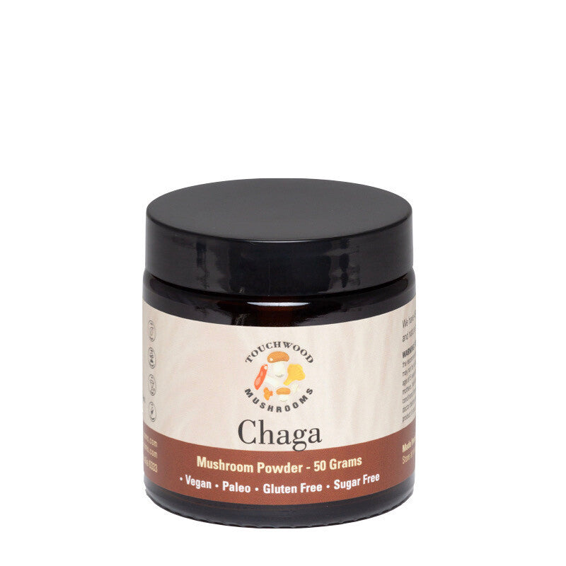 Chaga Mushroom Powder | Touchwood Mushrooms | The Vitamin Outlet