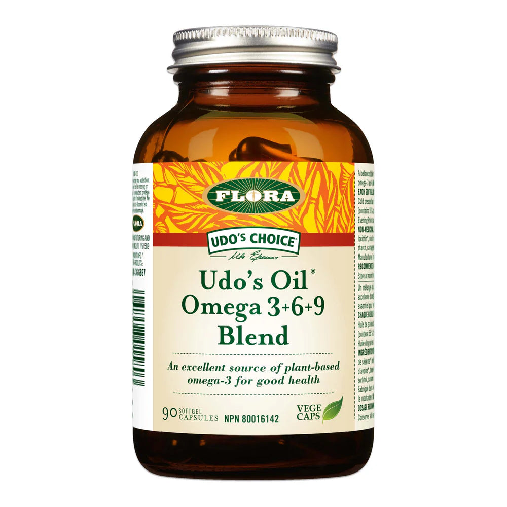 Udos Oil Omega 3+6+9 Blend Capsules | Udo's | The Vitamin Outlet