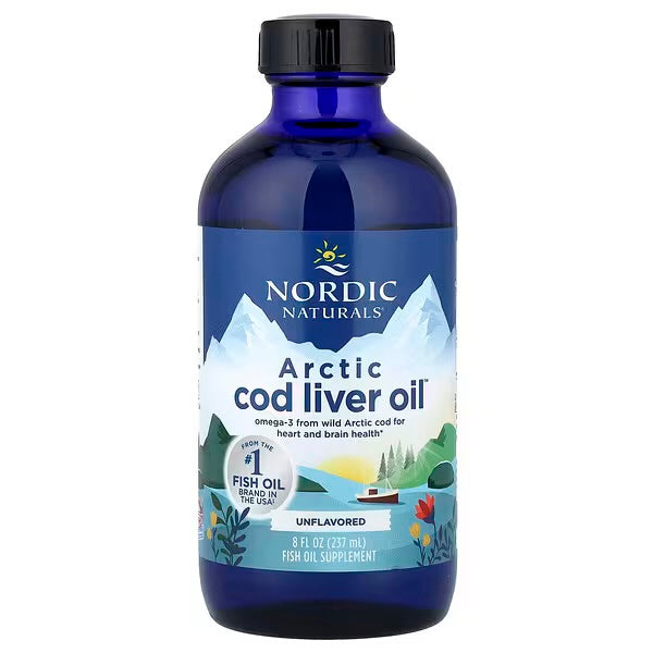 Arctic Cod Liver Oil Unflavoured | Nordic Naturals | The Vitamin Outlet